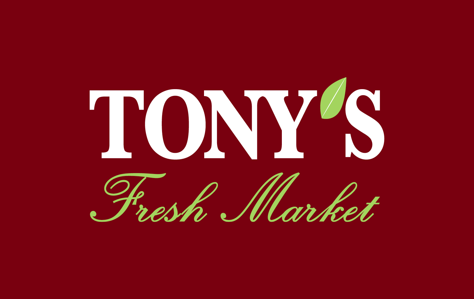 Tony's fresh market store